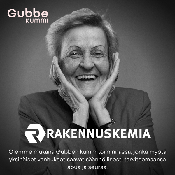 Olemme mukana Gubben kummitoiminnassa - Rakennuskemia